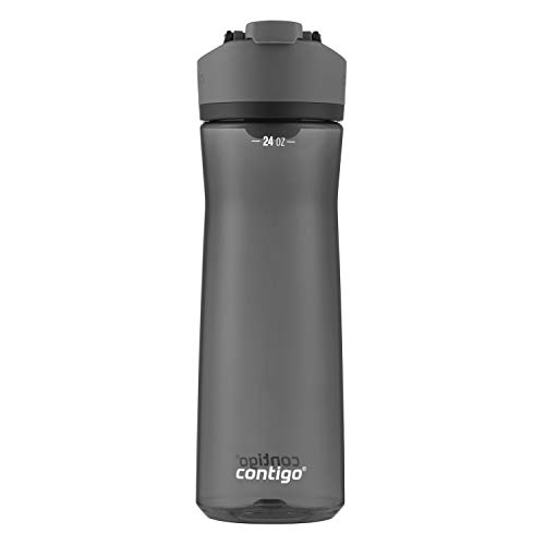 Contigo Ashland 2.0 Water Bottle with AUTOSPOUT Lid | Tritan Water Bottle, 24 oz, 3-Pack, Juniper & Sake & Bubble Tea & AUTOSEAL Water Bottle, 24oz, Licorice