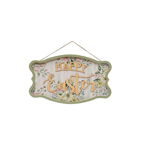 Ashland Michaels Happy Easter Floral Wall Sign