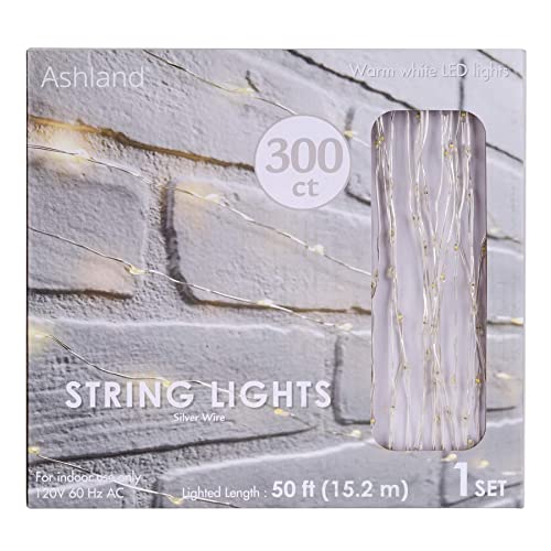 Ashland Michaels 300ct. Warm White LED String Lights