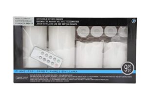 ashland michaels basic elements™ white led candle set with remote