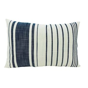 Ashland Michaels Navy Striped Pillow