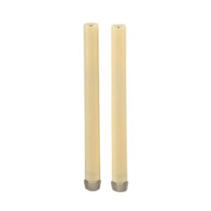 ashland michaels 9”; cream flameless led taper candles, 2ct