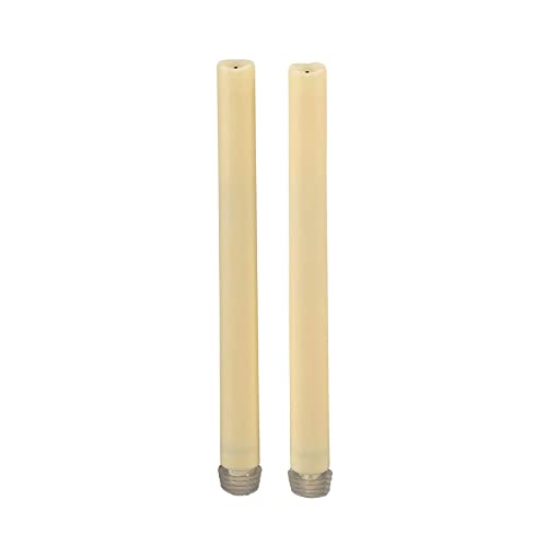 Ashland Michaels 9”; Cream Flameless LED Taper Candles, 2ct