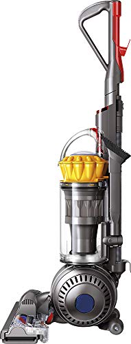 Dyson Ball Multi Floor, Upright Vacuum Cleaner, Powerful Suction, HEPA Filter, Self Adjusting Cleaner Head, Instant Release Wand, Bagless, Width Cleaning Path, Iron/Yellow, Bundle W/GM Cleaning Brush