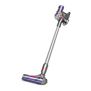 dyson v7 advanced cordless stick vacuum cleaner – silver – light weight to clean up high, battery operated, portable