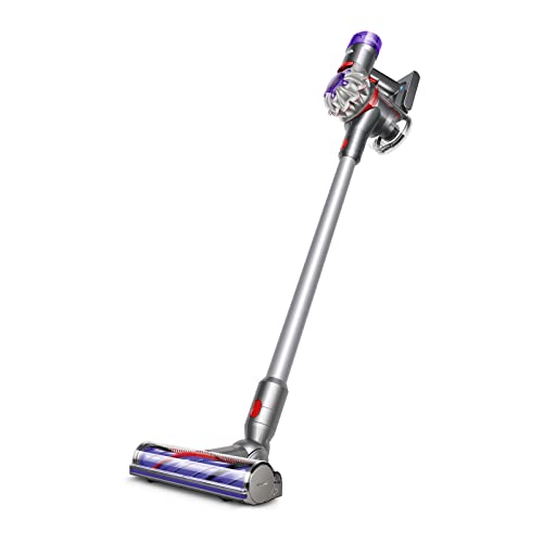 Dyson V7 Advanced Cordless Stick Vacuum Cleaner - Silver - Light Weight and to Clean up high, Battery Operated, Portable, Carpet and Hard Floor Cleaning + USB A to C Cable