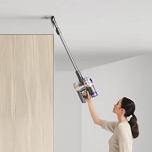 Dyson V7 Advanced Cordless Stick Vacuum Cleaner - Silver - Light Weight and to Clean up high, Battery Operated, Portable, Carpet and Hard Floor Cleaning + USB A to C Cable