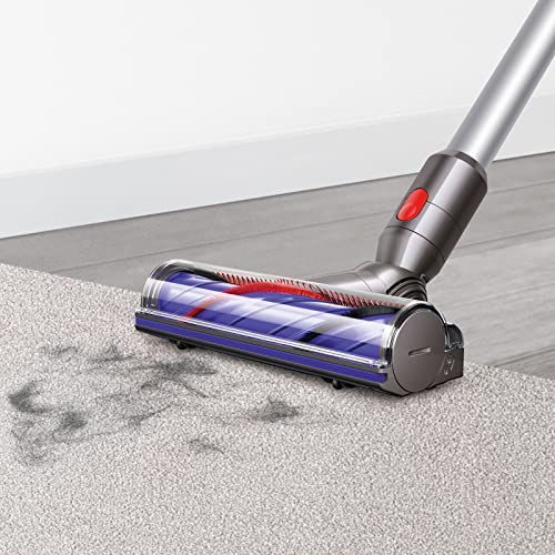 Dyson V7 Advanced Cordless Stick Vacuum Cleaner - Silver - Light Weight and to Clean up high, Battery Operated, Portable, Carpet and Hard Floor Cleaning + USB A to C Cable