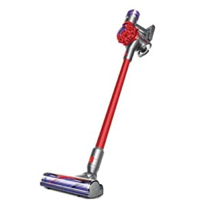 dyson v8 origin hepa cordless vacuum cleaner red/iron