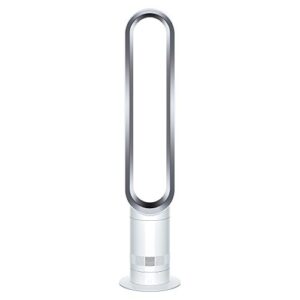 dyson cool am07 air multiplier tower fan, white/silver