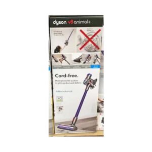 dyson v8 animal+ cordless stick vacuum cleaner, purple – refurbished