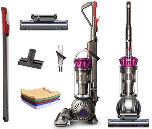 Flagship Dyson Ball Multi Floor Upright Vacuum Cleaner:High Performance, HEPA Filter, Bagless Height Adjustment, Strong Suction, Telescopic,Self Propelled, Rotating Brush +Hubxcel one Microfiber Cloth