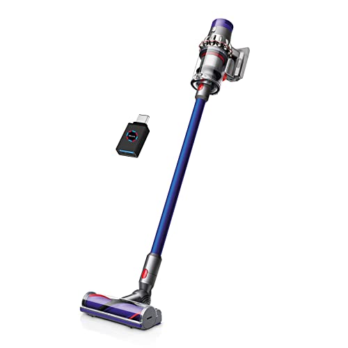 Dyson V10 Allergy Cordless Stick Vacuum Cleaner | Up to 60 Min Runtime | Fade-Free Power | 14 Cyclones | Hygienic Bin Emptying | Whole Machine Filtration | Wall Mounted + USB-C Adapter