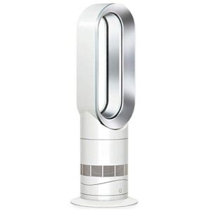 dyson hot + cool am09 fan & heater, white/silver