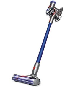 dyson v8 motorhead extra cordless stick vacuum cleaner, for home, powerful suction, ergonomic handle, cordless, built-in battery, lightweight, height adjustable, whole machine filtration-blue