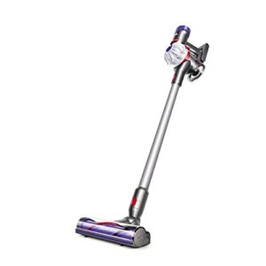 Dyson V7 Allergy HEPA Cordless Stick Vacuum Cleaner: Bagless Ergonomic, Telescopic Handle, Rechargeable, Carpet/Edge Cleaning, Height Adjustable Battery Operated (Silver)