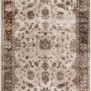 Unique Loom Rushmore Collection Area Rug - Lincoln (10' x 14' Rectangle, Cream/Beige)