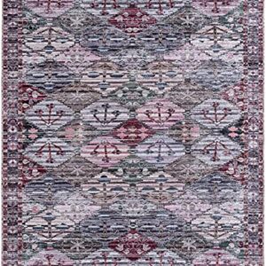 Unique Loom Mangata Collection Area Rug - Maya (Rectangular 10' 6" x 13' 0", Multi/ Blue)