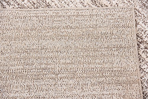 Unique Loom Del Mar Collection Area Rug-Transitional Inspired with Modern Contemporary Design, 10' 0 x 13' 0 Rectangular, Beige/Tan