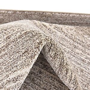 Unique Loom Del Mar Collection Area Rug-Transitional Inspired with Modern Contemporary Design, 10' 0 x 13' 0 Rectangular, Beige/Tan