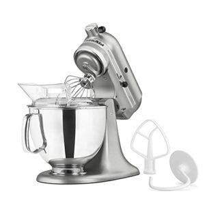 KitchenAid KSM150PSCU Artisan Series 5-Qt. Stand Mixer with Pouring Shield - Contour Silver