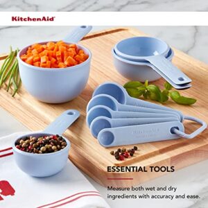 KitchenAid Universal Measuring Cup and Spoon Set, 9 Piece, Lavender Cream