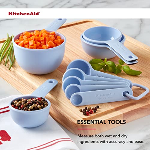 KitchenAid Universal Measuring Cup and Spoon Set, 9 Piece, Lavender Cream