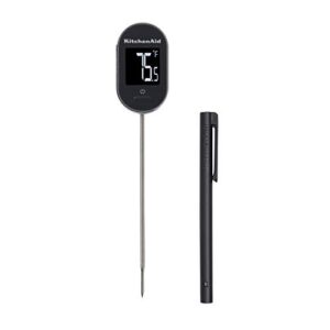 kitchenaid kq904 digital instant read kitchen and food thermometer, temperature range: -40f to 482f, black