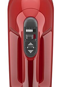 KitchenAid KHM7210ER 7-Speed Digital Hand Mixer with Turbo Beater II Accessories and Pro Whisk - Empire Red & Variable Speed Corded Hand Blender - KHBV53