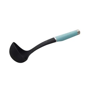 kitchenaid gourmet nylon ladle, one size, aqua sky