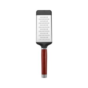 KitchenAid Gourmet Etched Medium Grater, One Size, Red