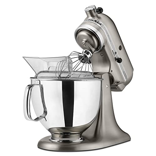 KitchenAid KSM152PSNK 5-Qt. Custom Metallic Series with Pouring Shield - Brushed Nickel