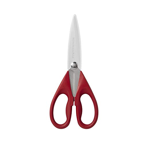 KitchenAid All Purpose Shears with Protective Sheath, 8.72-Inch, Red