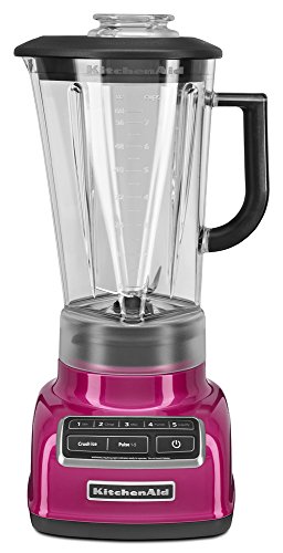 KitchenAid KSB1575RI 5-Speed Diamond Blender with 60-Ounce BPA-Free Pitcher - Raspberry Ice