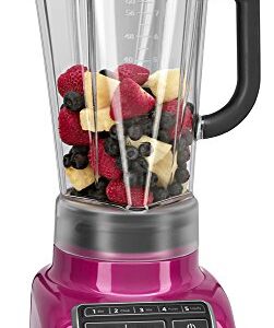 KitchenAid KSB1575RI 5-Speed Diamond Blender with 60-Ounce BPA-Free Pitcher - Raspberry Ice