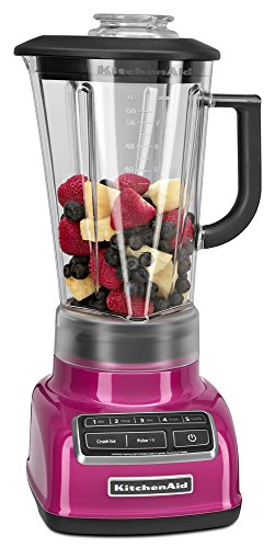 KitchenAid KSB1575RI 5-Speed Diamond Blender with 60-Ounce BPA-Free Pitcher - Raspberry Ice