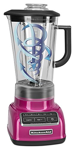 KitchenAid KSB1575RI 5-Speed Diamond Blender with 60-Ounce BPA-Free Pitcher - Raspberry Ice