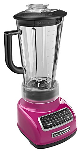 KitchenAid KSB1575RI 5-Speed Diamond Blender with 60-Ounce BPA-Free Pitcher - Raspberry Ice