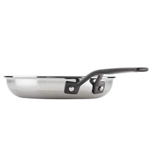 KitchenAid 5-Ply Clad Polished Stainless Steel Nonstick Fry Pan/Skillet, 8.25 Inch