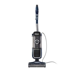 shark nv151 navigator pro complete upright vacuum with hepa filtration, swivel steering, power brush, crevice tool & upholstery tool, for pet hair & multi-surface cleaning, navy, 0.87 qt. dust cup