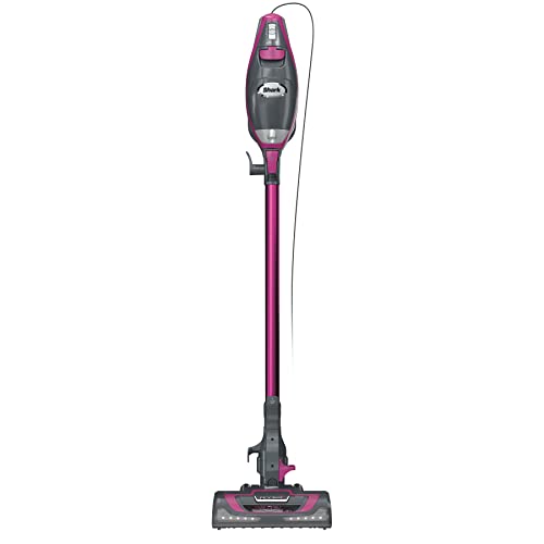 Shark HV371 Rocket Pro DLX Corded Stick, Removable Hand Vacuum, Advanced Swivel Steering, XL Cup, Crevice Tool, Upholstery Tool & Anti-Allergen Dust Brush, Fuchsia, Capacity