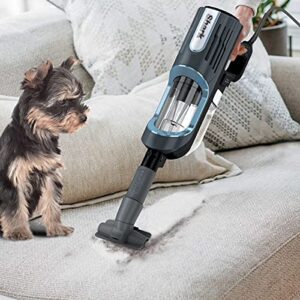 Shark UV580 Stick Vacuum, Blue (Renewed)