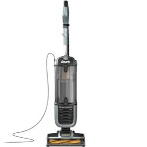 shark zu62 navigator zero-m self-cleaning brushroll pet pro upright vacuum, pewter grey metallic