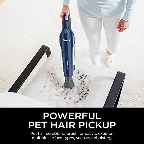 Shark CH964AMZ 2-in-1 Cordless & Handheld Vacuum Ultracyclone System, Ultra-Lightweight and Portable for Car and Home, Blue