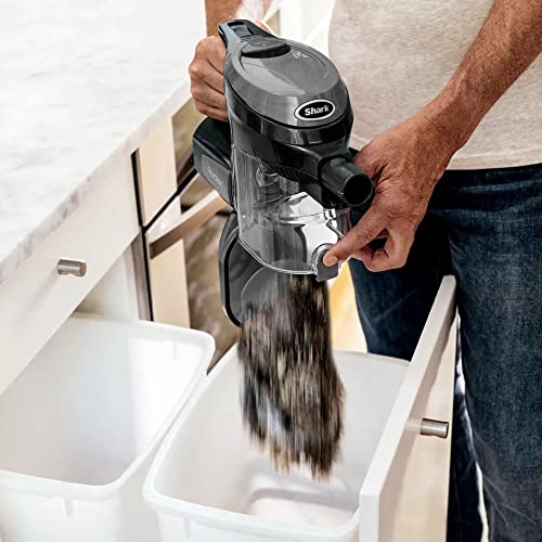 Shark Rocket Ultra-Light Corded Stick Multi-Surface Vacuum, Black (HV301-BK) with Handheld Conversion, Crevice Tool, Upholstery Tool and Dusting Brush