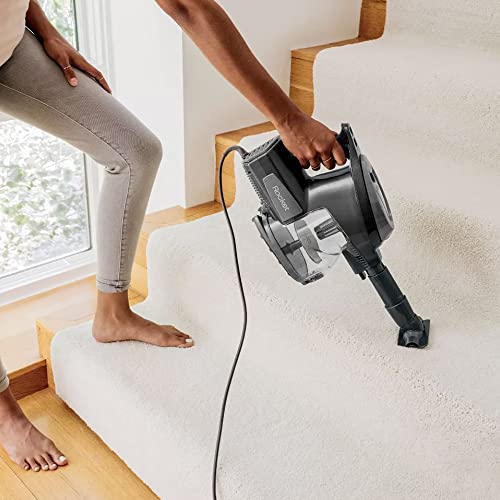 Shark Rocket Ultra-Light Corded Stick Multi-Surface Vacuum, Black (HV301-BK) with Handheld Conversion, Crevice Tool, Upholstery Tool and Dusting Brush