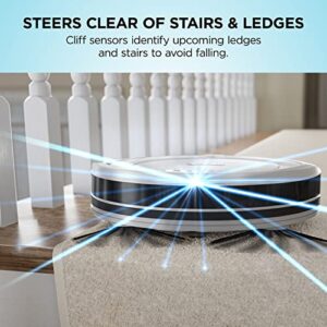 Shark AV752 ION Robot Vacuum, with Tri-Brush System, Wi-Fi Connected, 120min Runtime, Works with Alexa, Multi-Surface Cleaning, White