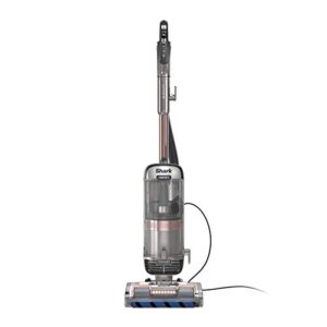 shark az2002 vertex powered lift-away upright vacuum with duoclean powerfins, self-cleaning brushroll, large dust cup, pet crevice tool, dusting brush & power brush, silver/rose gold