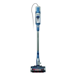 shark hz3002 stratos ultralight corded stick vacuum with duoclean powerfins hairpro, self-cleaning brushroll, & odor neutralizer technology, navy