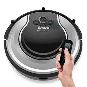 shark ion robot dual-action robot vacuum cleaner with 1-hour plus of cleaning time, smart sensor navigation and remote control (rv720)